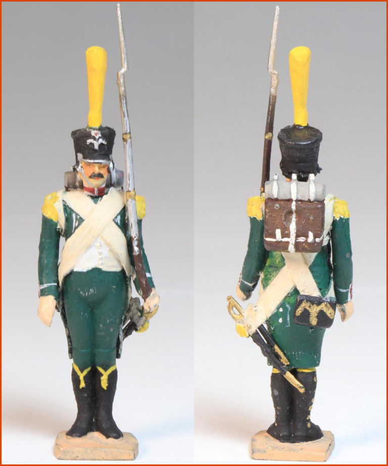 Ballada (Alexandre). 1er Empire. Voltigeur du régiment de "La Tour d ...