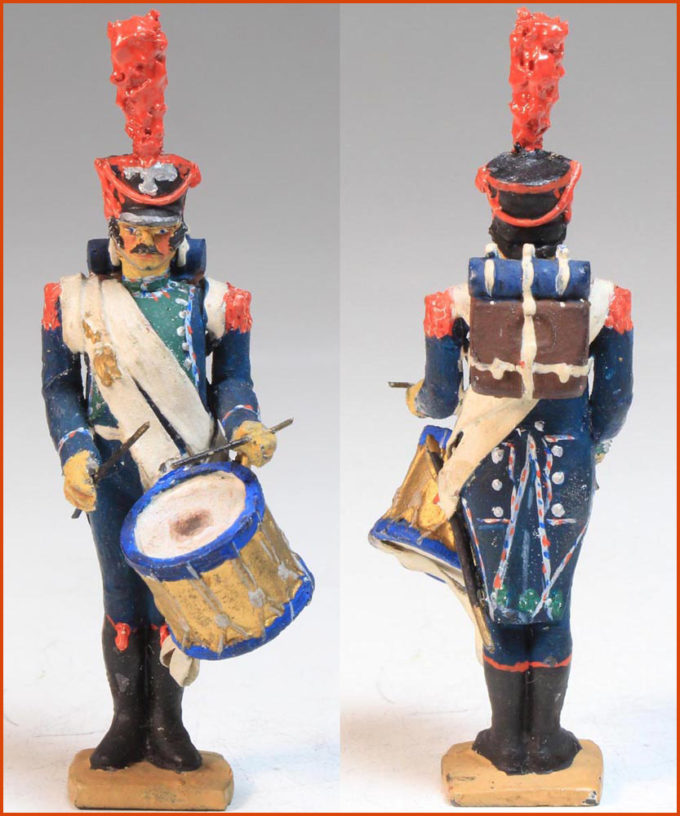 Ballada (Alexandre). 1er Empire. Infanterie légère. Tambour du 8e Rgt ...